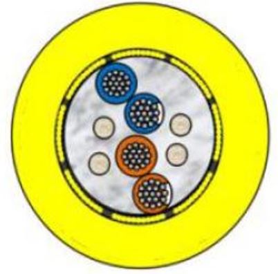 Kevlar-reinforced ROV Cable - LH Camera